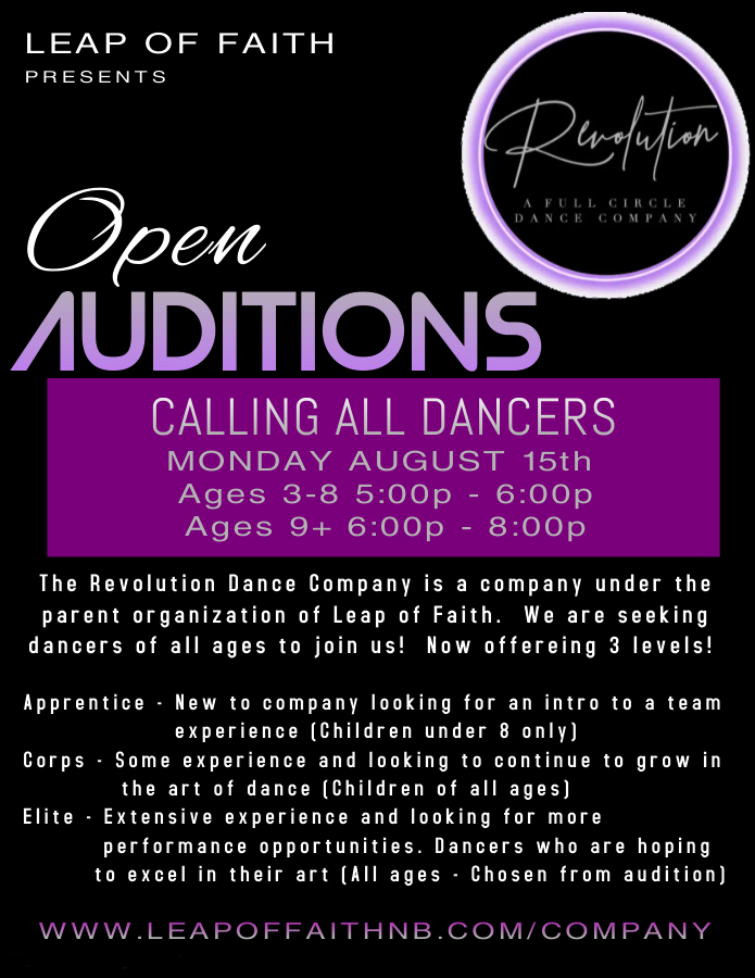 Revolution Dance Company – Leap of Faith